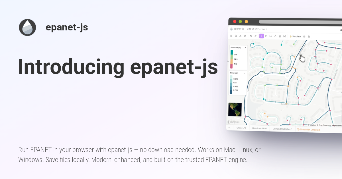 Introducing epanet-js - epanet-js